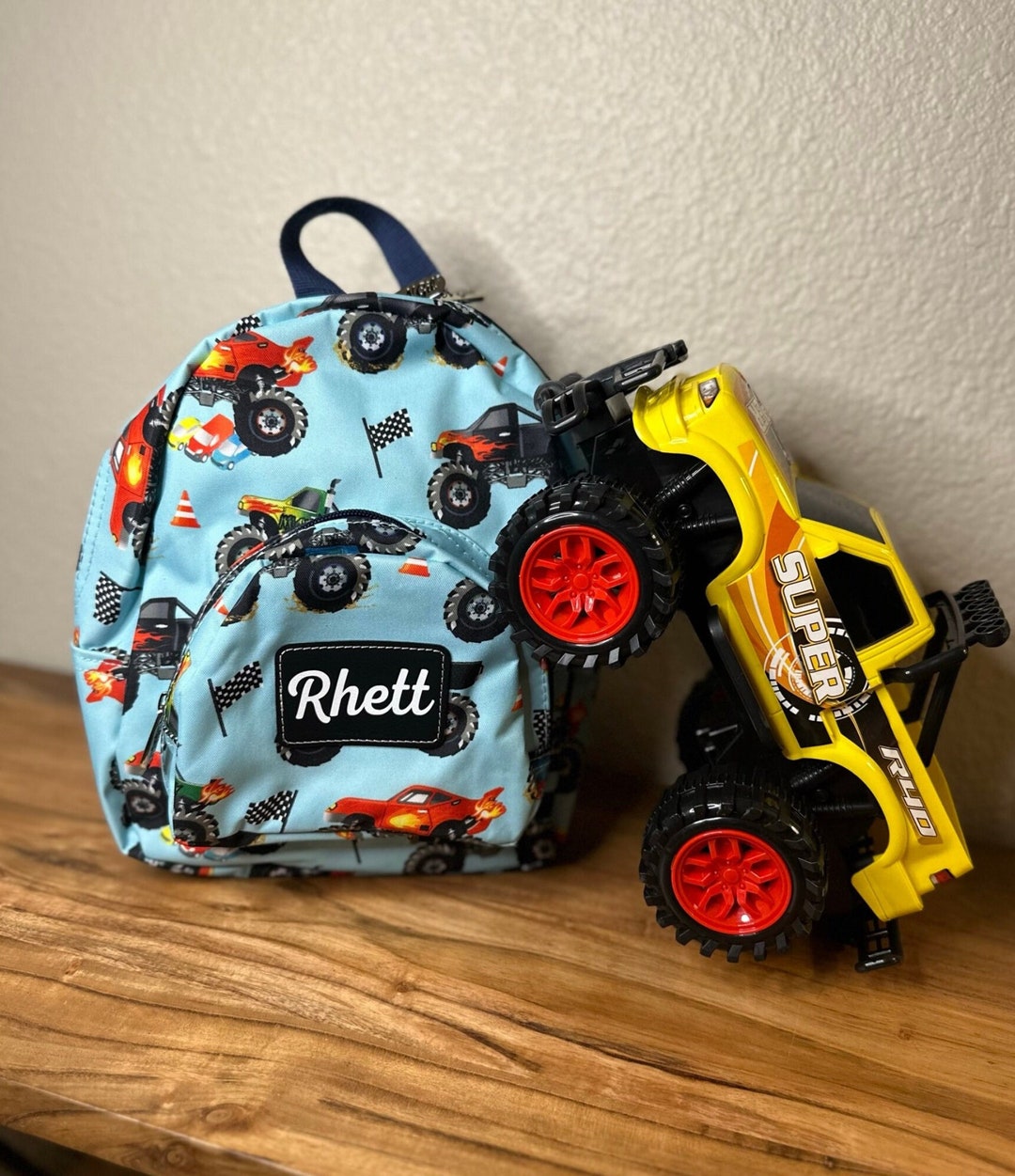 Mini Backpack, Monster Truck Backpack, Race Car Backpack, Race Truck ...
