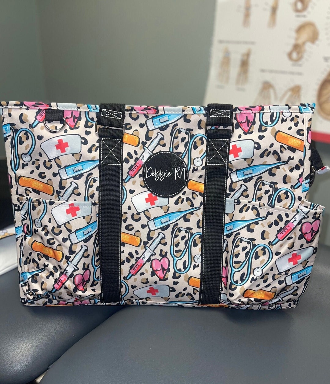 Large Western Tote, Wild Nurse Tote Larger Size, Personalized Tote ...