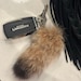 Natural Lynx Tail, Tail Keychain, Lynx Tail Keychain, Western Keychain ...