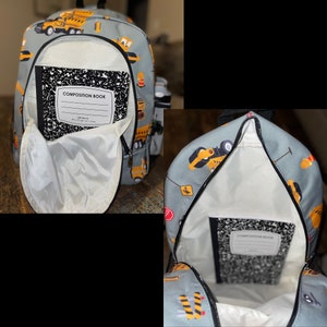 Construction Truck Backpack, Personalized Backpack, Truck Backpack ...