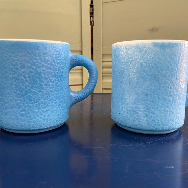 Blue Milk Glass Etsy