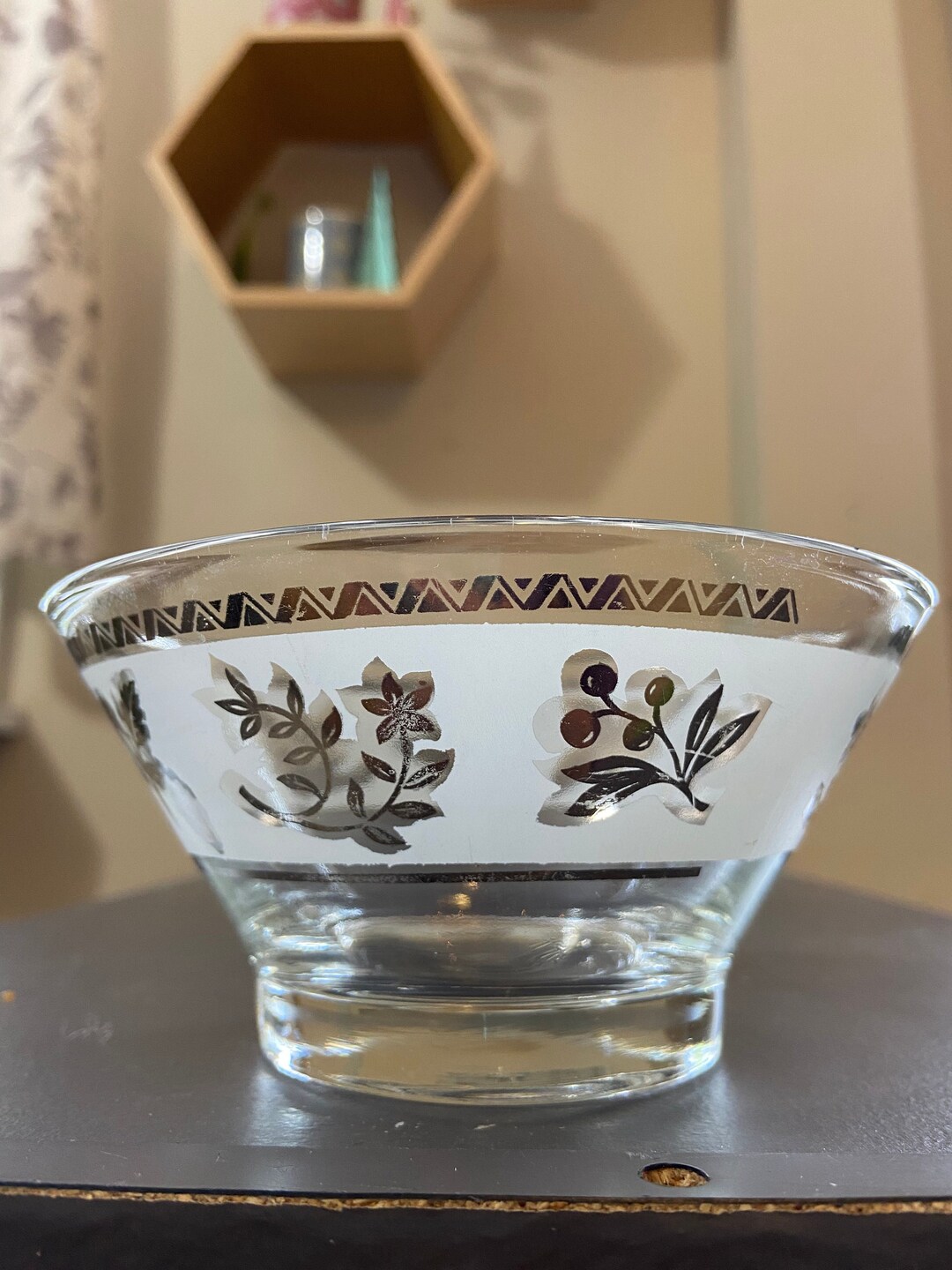 Vintage Libbey Set of Three Snack Dishes - Etsy