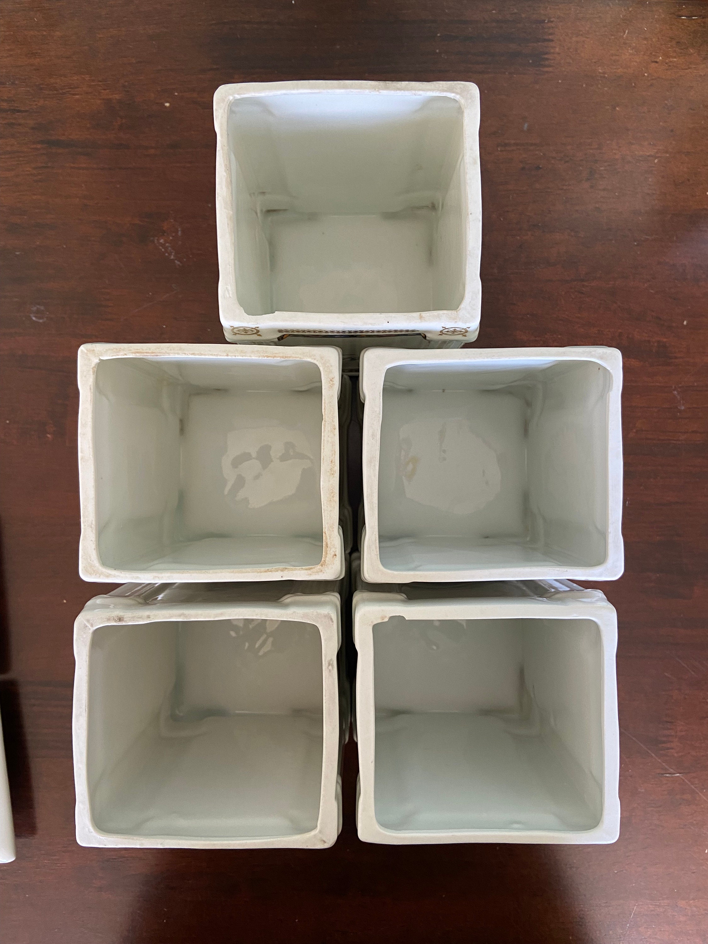 Victoria Porcelain Kitchen Canisters - Etsy