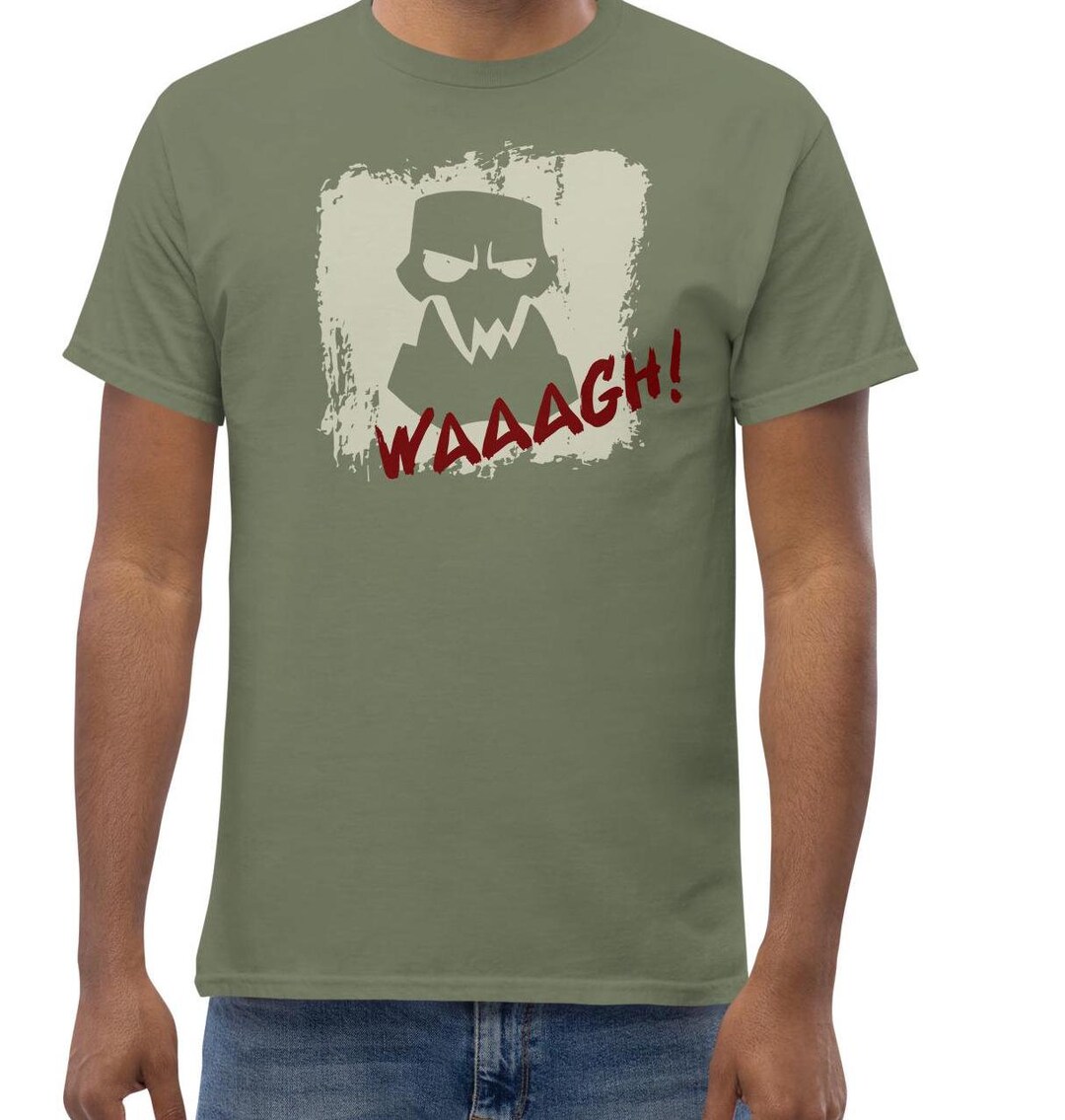 Ork Waaagh Wargaming Shirt Wargamer T-shirt Miniature Collectors ...