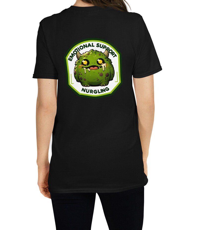 Nurgle Wargaming Shirt Pocket Nurgling Front Emotional Support Nurgling ...