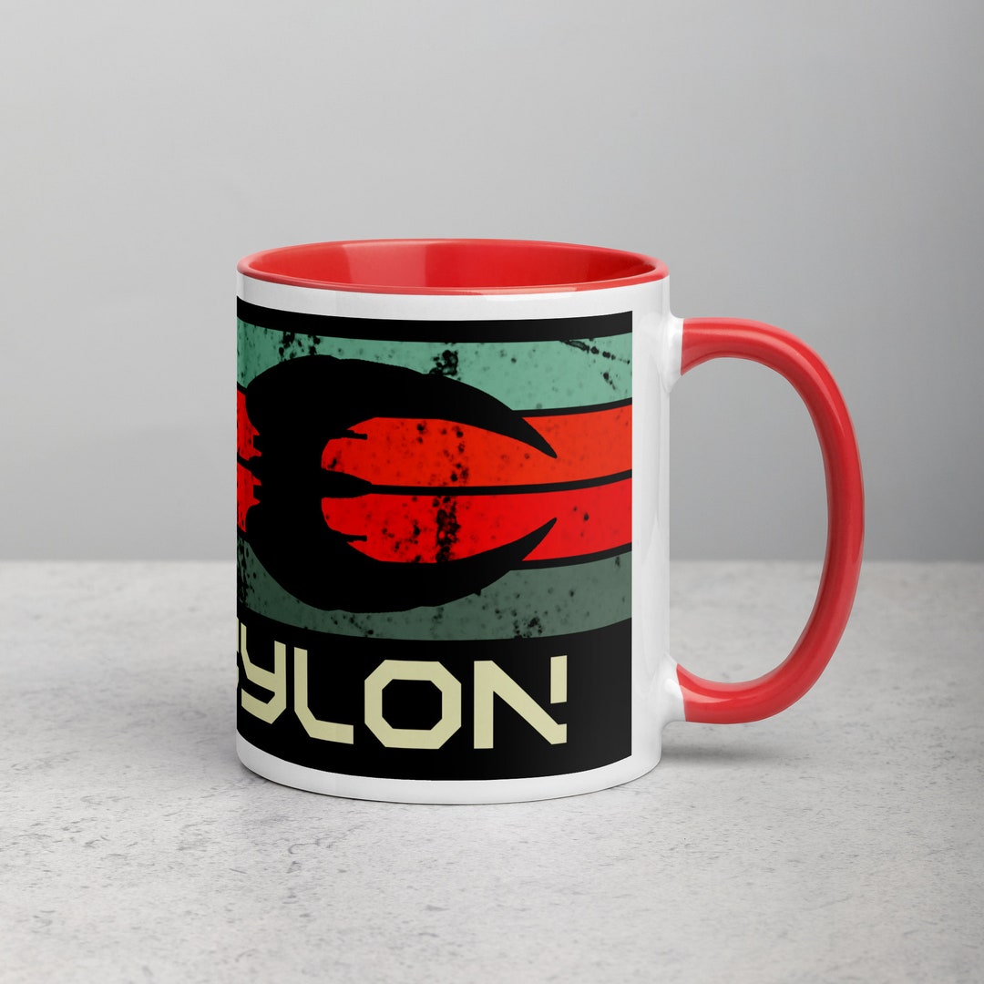 Cylon Raider Battlestar Galactica Science Fiction Nostalgia Coffee Mug ...