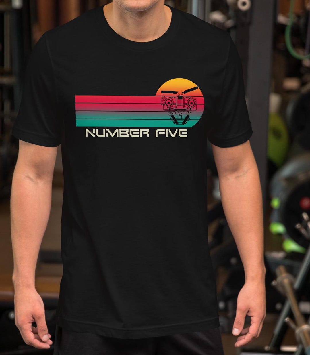 Number 5 Tee, Short Circuit T-shirt, Johnny 5 Shirt, 80s Movie, Retro ...