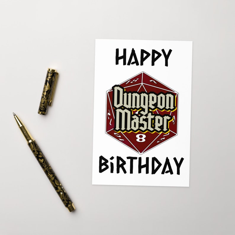 Happy Birthday Dnd Dungeon Masters D&D Birthday Dungeons and Dragons ...