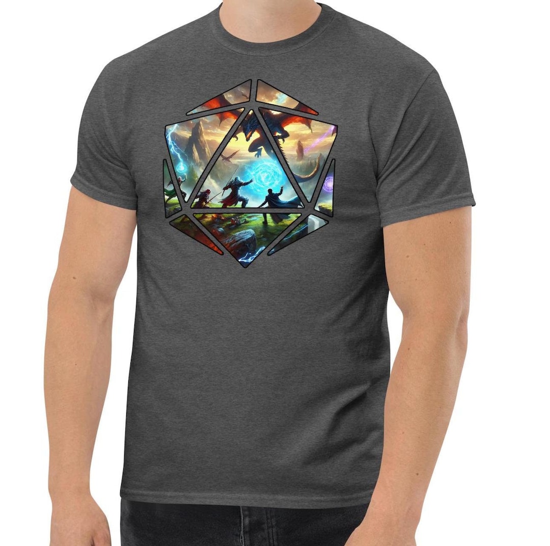 Dnd D20 Adventures | Dungeons and Dragons | D20 Dice Shirt | Dnd Gift ...