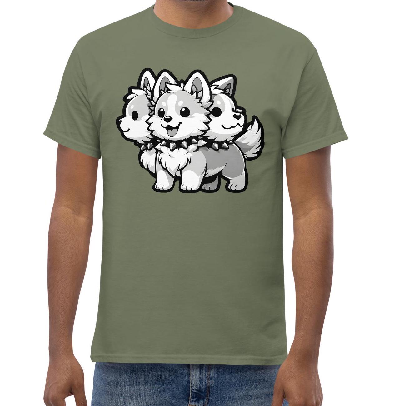 Corgi Cerberus Tshirt Greek Mythology Shirt Cute Corgi Puppy Underworld ...