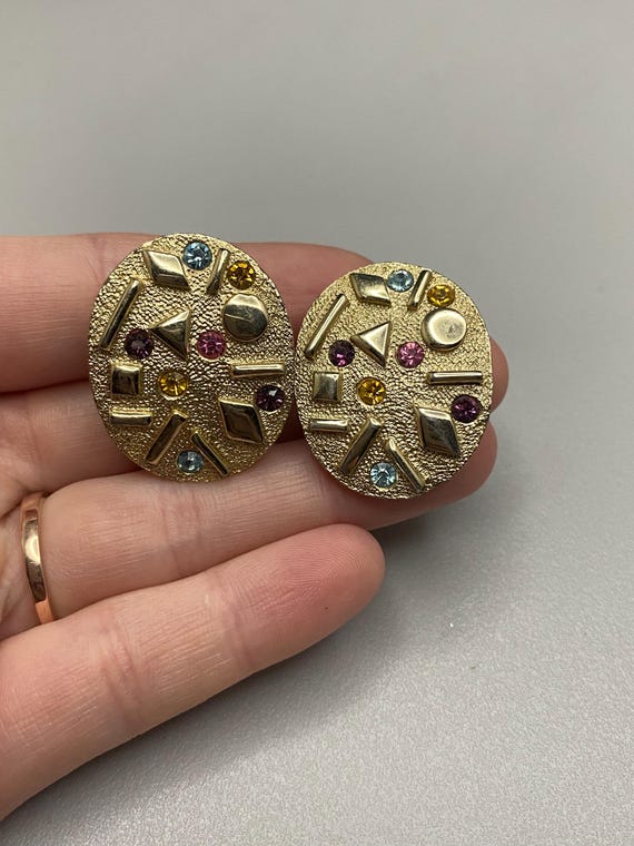 Vintage Signed Sarah Cov "Sultana Confetti" Gold Tone… - Gem