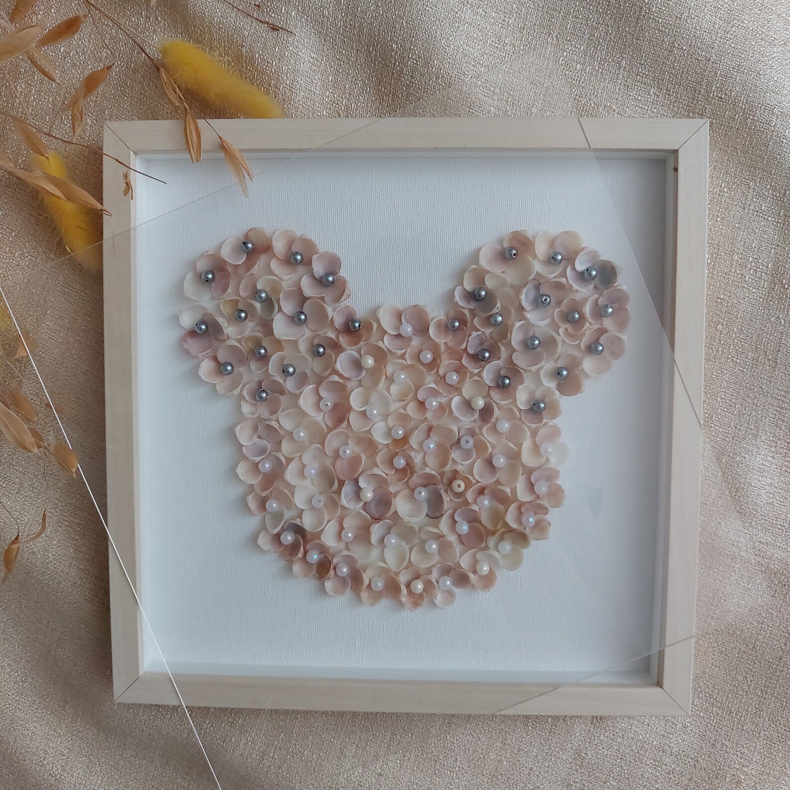Seashell Mouse Wall Decor Mouse Shandow Box Mouse Mosaic - Etsy