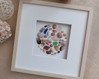 Seashell Mosaic Wall Art - Etsy