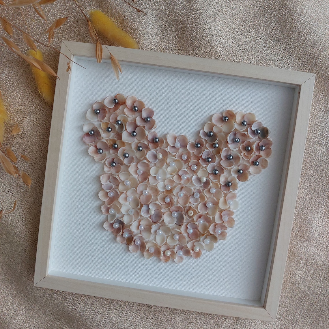 Seashell Mouse Wall Decor Mouse Shandow Box Mouse Mosaic - Etsy