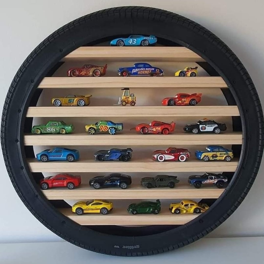 Tyre Shelf, Tyre Shelf for Hot Wheels, Toy Car Garage, Toy Car ...
