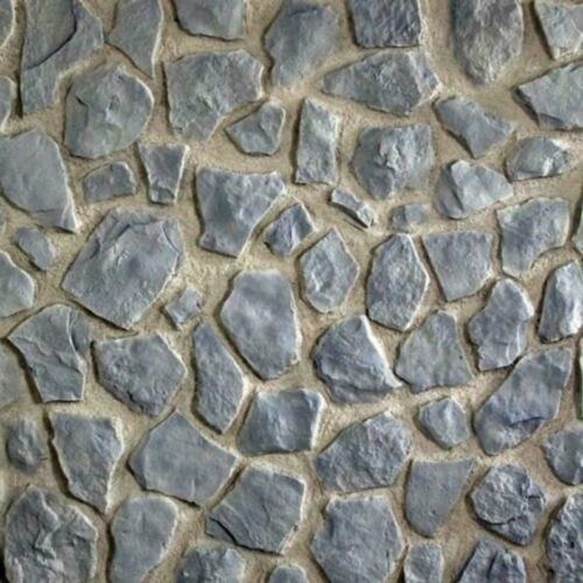 New 16 Dollhouse Sheets 20x28cm Embossed PAPER Bumpy Paving COBBLESTONE ...