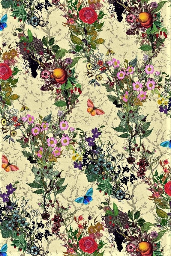 New 6 Sheets 20X 28CM WALLPAPER 1/6 SCALE PRINTED on Cotton Canvas ...
