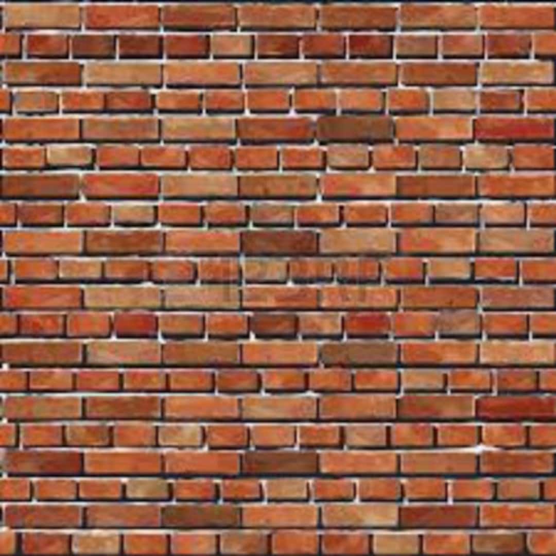 New 5 Sheets Brick Stone Wall 20x28cm 1/24 Scale Paper EMBOSSED +SELF ...