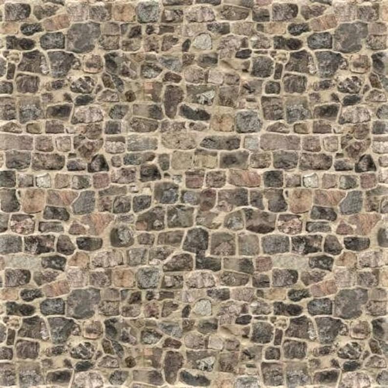 New 16 Sheets Dollhouse 1/12 Scale Wall Brick Stone 20x28cm Each Sheet ...
