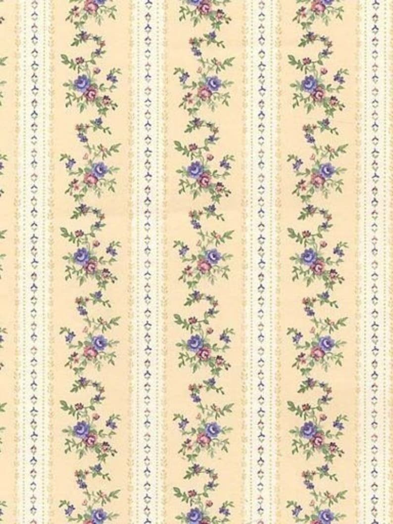 New 6 Sheets 20X 28CM WALLPAPER 1/12 SCALE PRINTED on Cotton Canvas ...