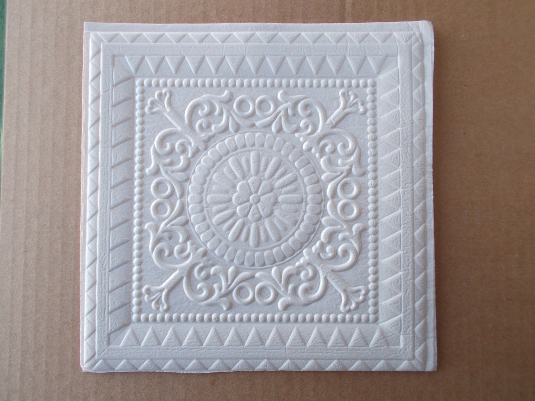 3D Wall Tile Sticker, Panel,17cmx17cm Each,foam Easy to Cut ,roman ...