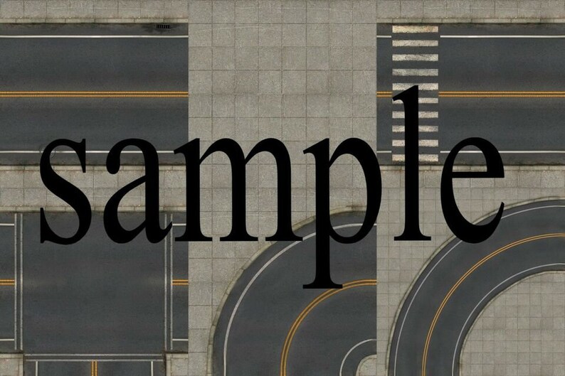 8 Sheets A4 21x29cm ROADS Pvc Matt 1/144 -1/150 - 1/160 N N N Scale ...