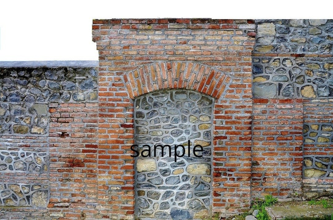 New 6 SHEETS Embossed Textured Stone Wall Paper 10x14cm EACH 1/12 Scale ...