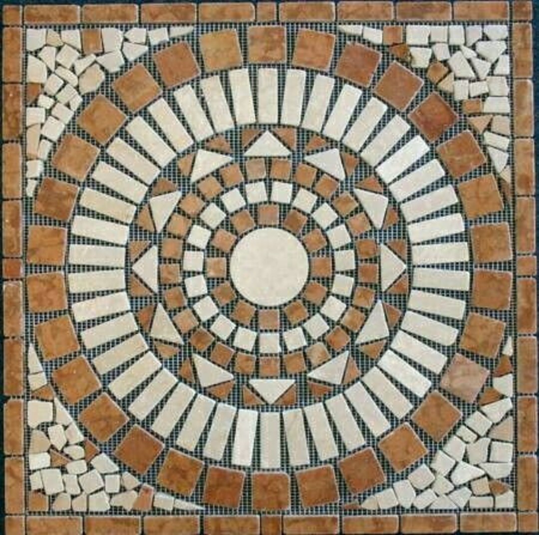 8 Sheets Mosaic Floor TEXTURED 20x29cm EMBOSSED BUMPY Dollhouse 21x29cm ...