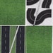 New 16 SHEETS 21x28cm Each Roads Textured Embossed+curve HO 1/87 Scale ...