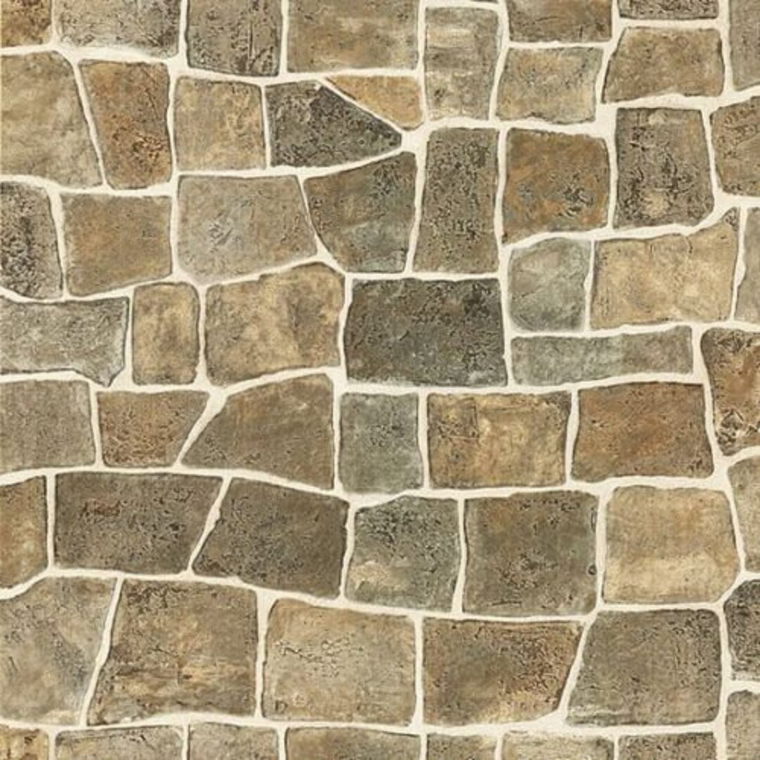 New 16 Dollhouse Sheets Wall 1/12 Scale Cobblestone Flagstone 20x28cm ...
