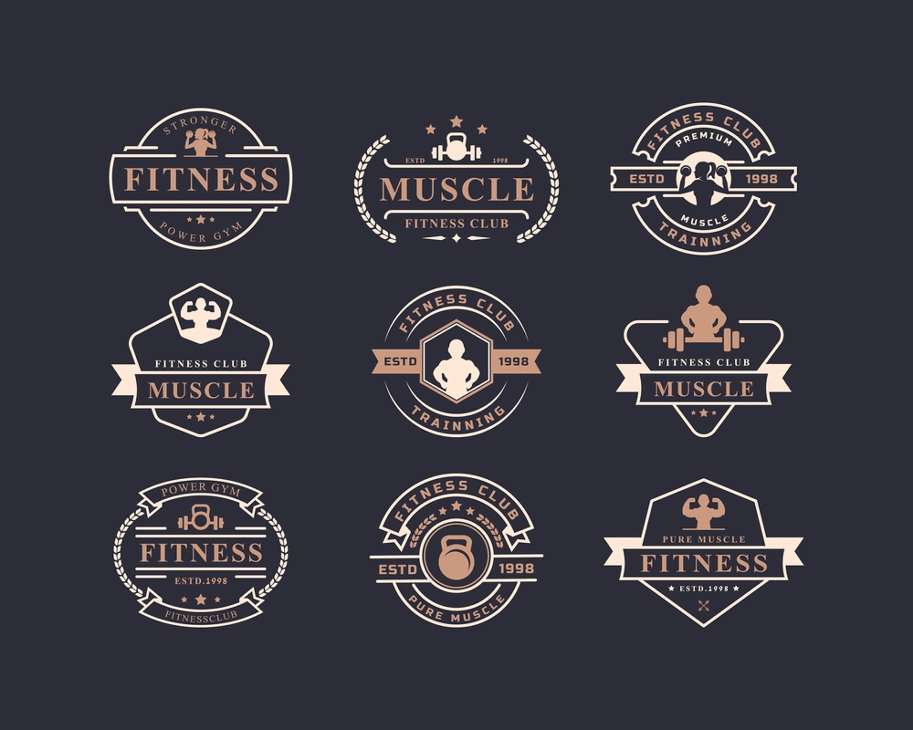 Vintage Fitness Logo