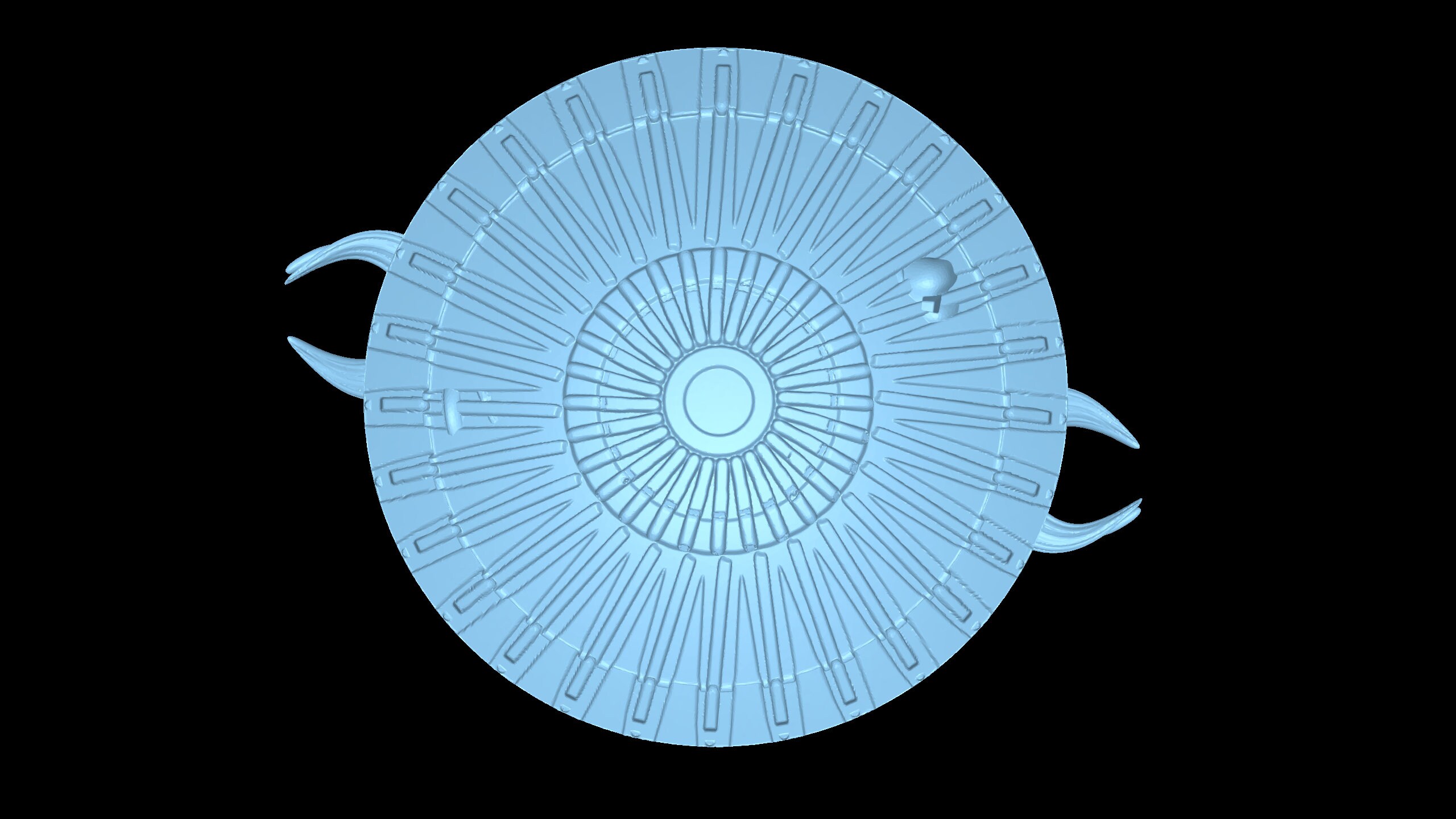 God of War Kratos Leviathan Guardian Shield Ragnarok STL, 3d Printer ...