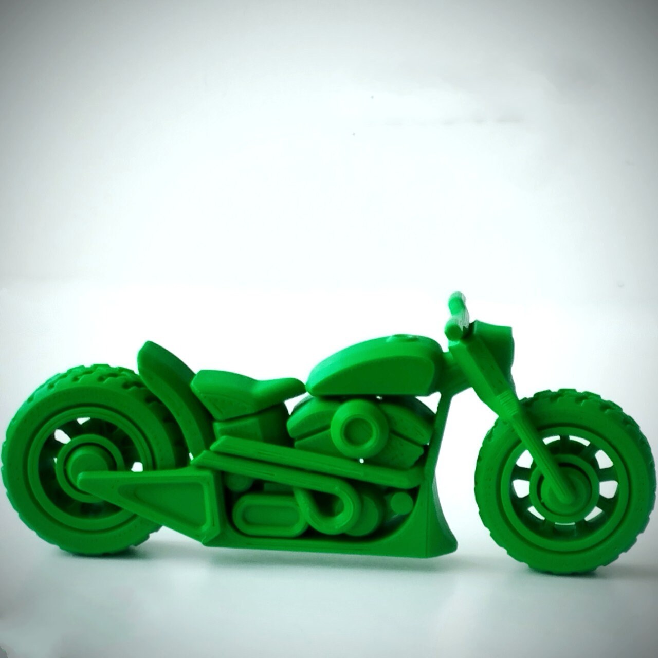 Harley Davidson Chopper Motorcycle STL Model - 3D Printable | Digital ...