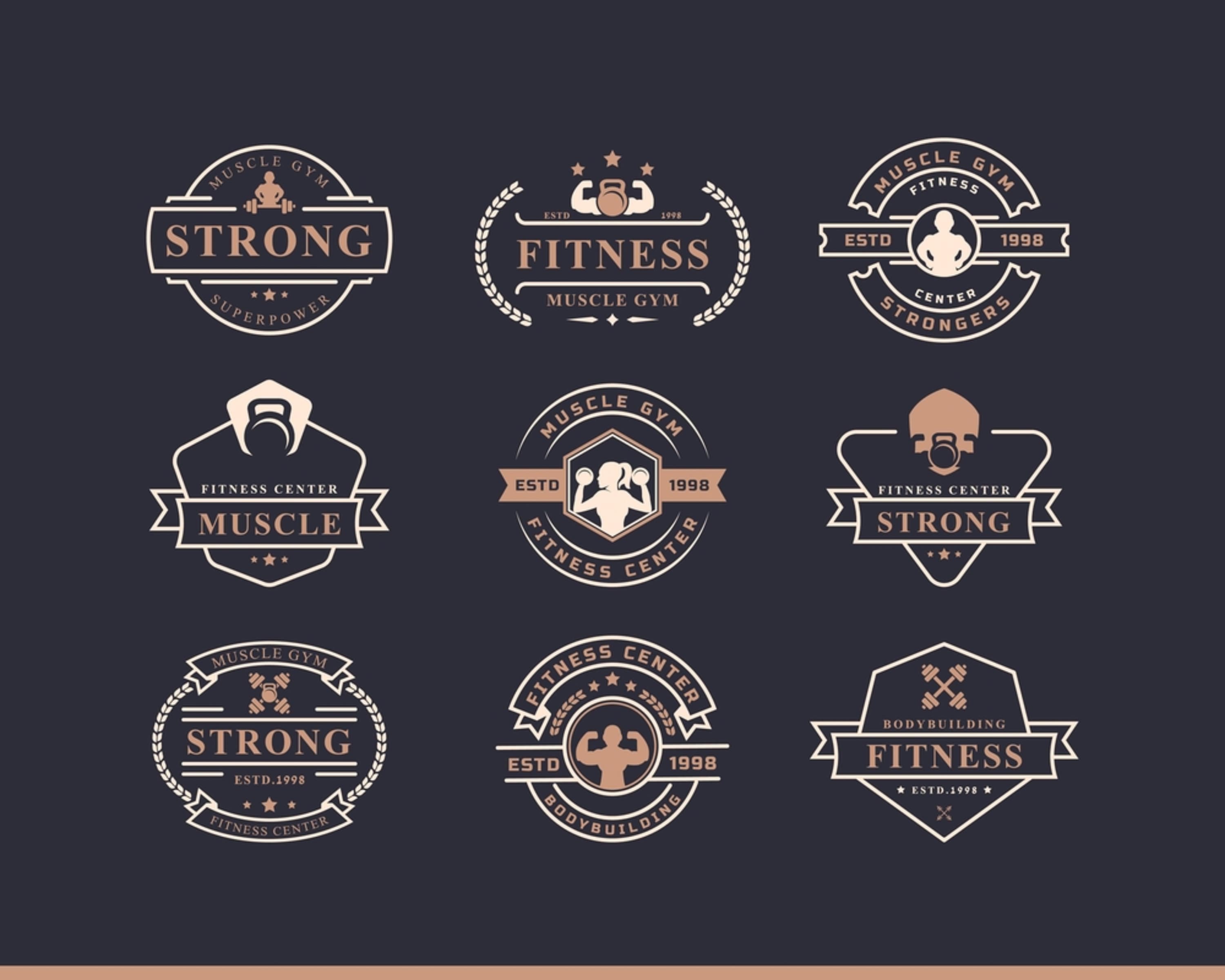 Workout SVG Bundle, Gym Logo Design, Body Builder Svg, Workout Tank Top ...