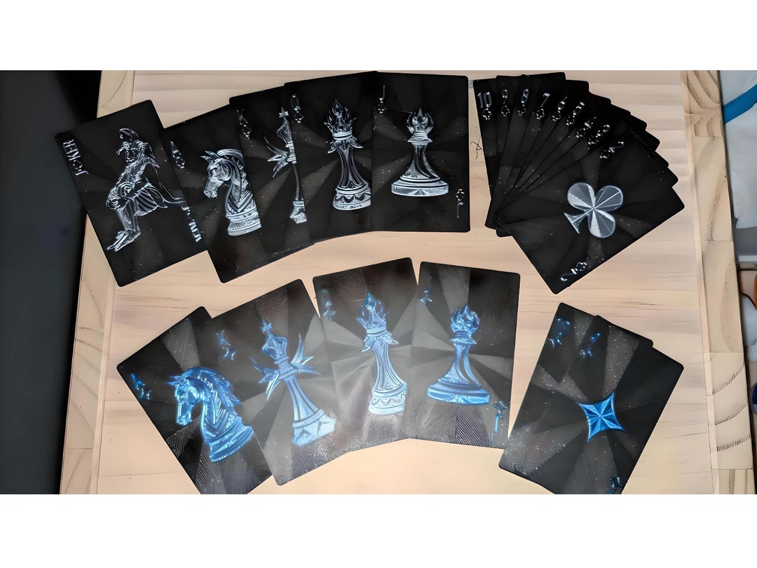 Compact 3d-printed Playing Cards | Chess Playing Cards STL Files ...