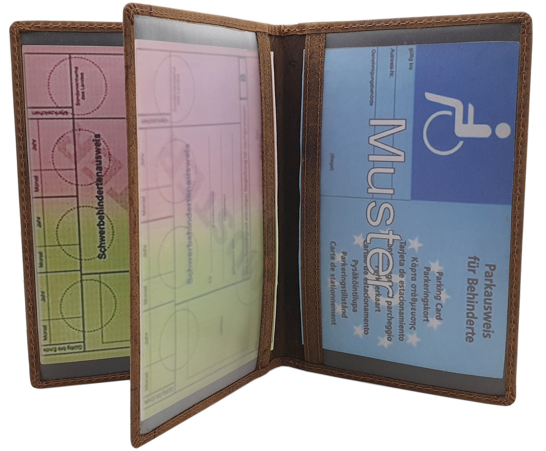 Buffalo Full-leather Identification Folder With Wild Boar - Etsy