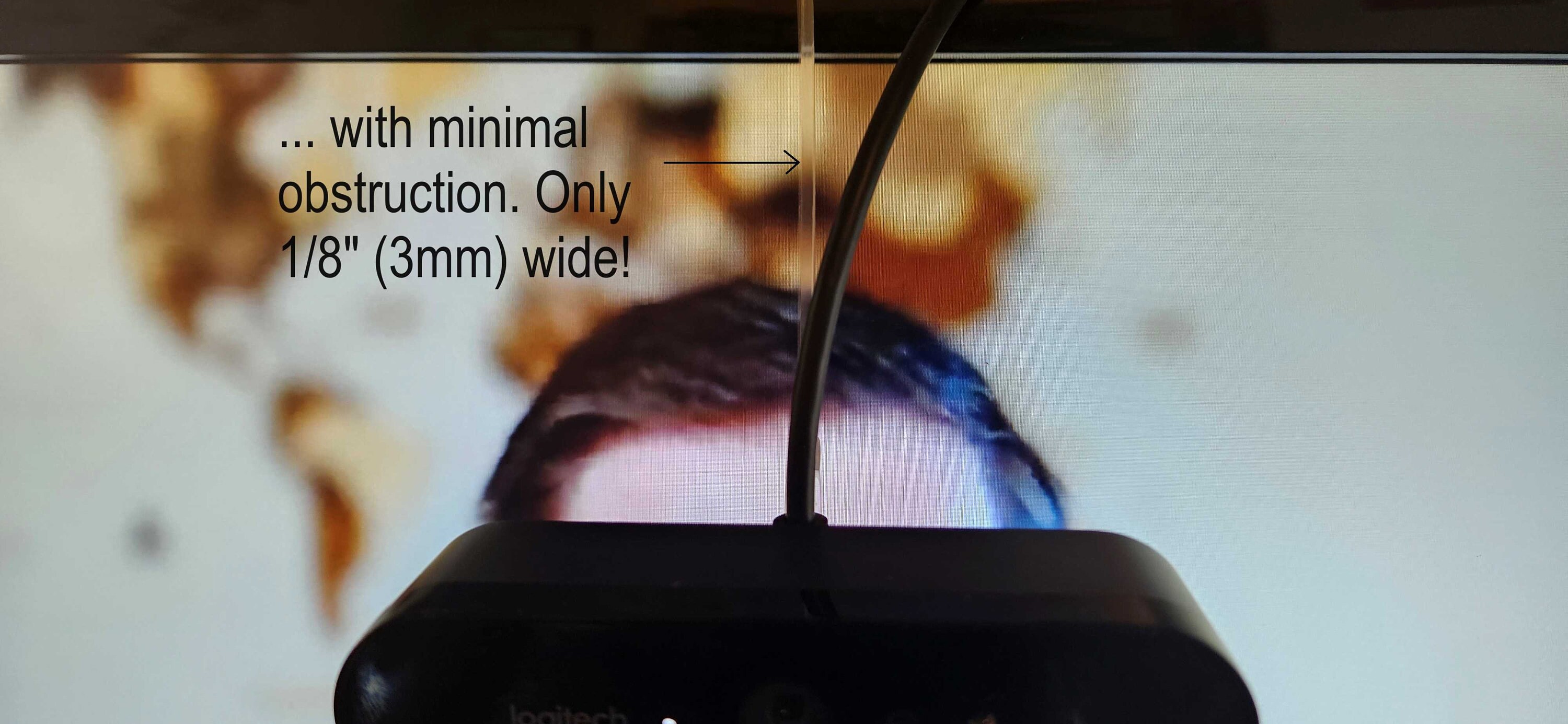 Almost Invisible Middle-screen Webcam Mount, Camera Hanger, Perfect ...