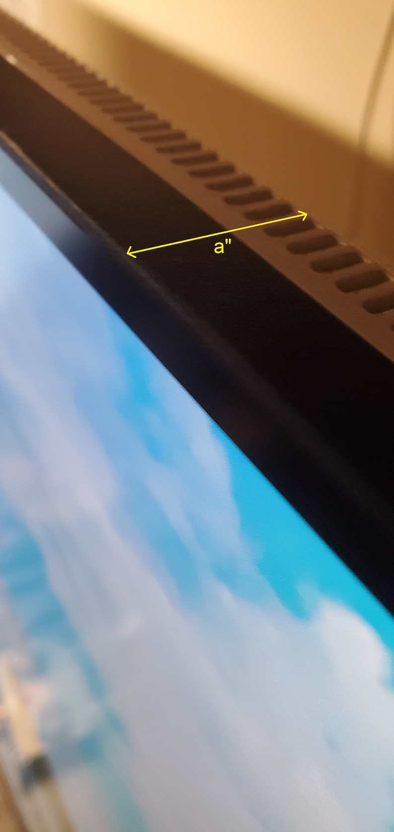 CUSTOM Middle-screen Webcam Support V3 for Thick Monitors, Over Your ...