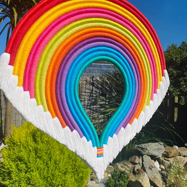 Macrame Rainbow - Etsy