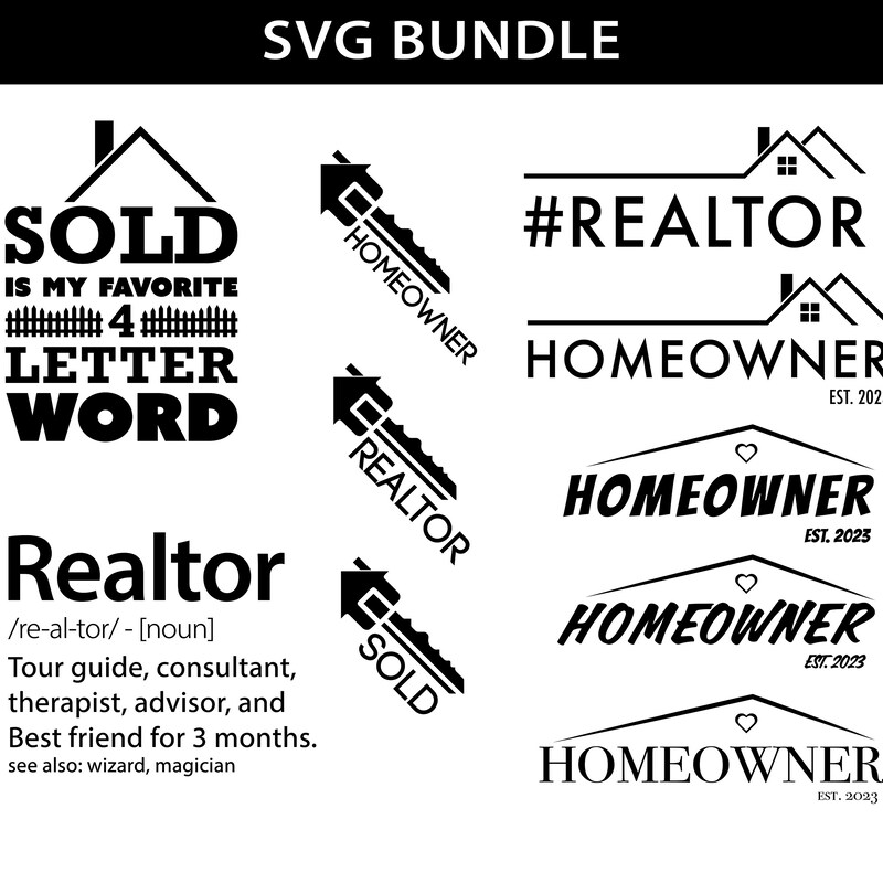 Realtor Svg - Etsy