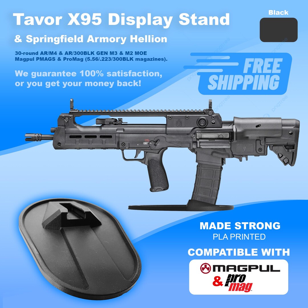 Tavor X95, Springfield Armory Hellion, Front Heavy AR15 Stand ...