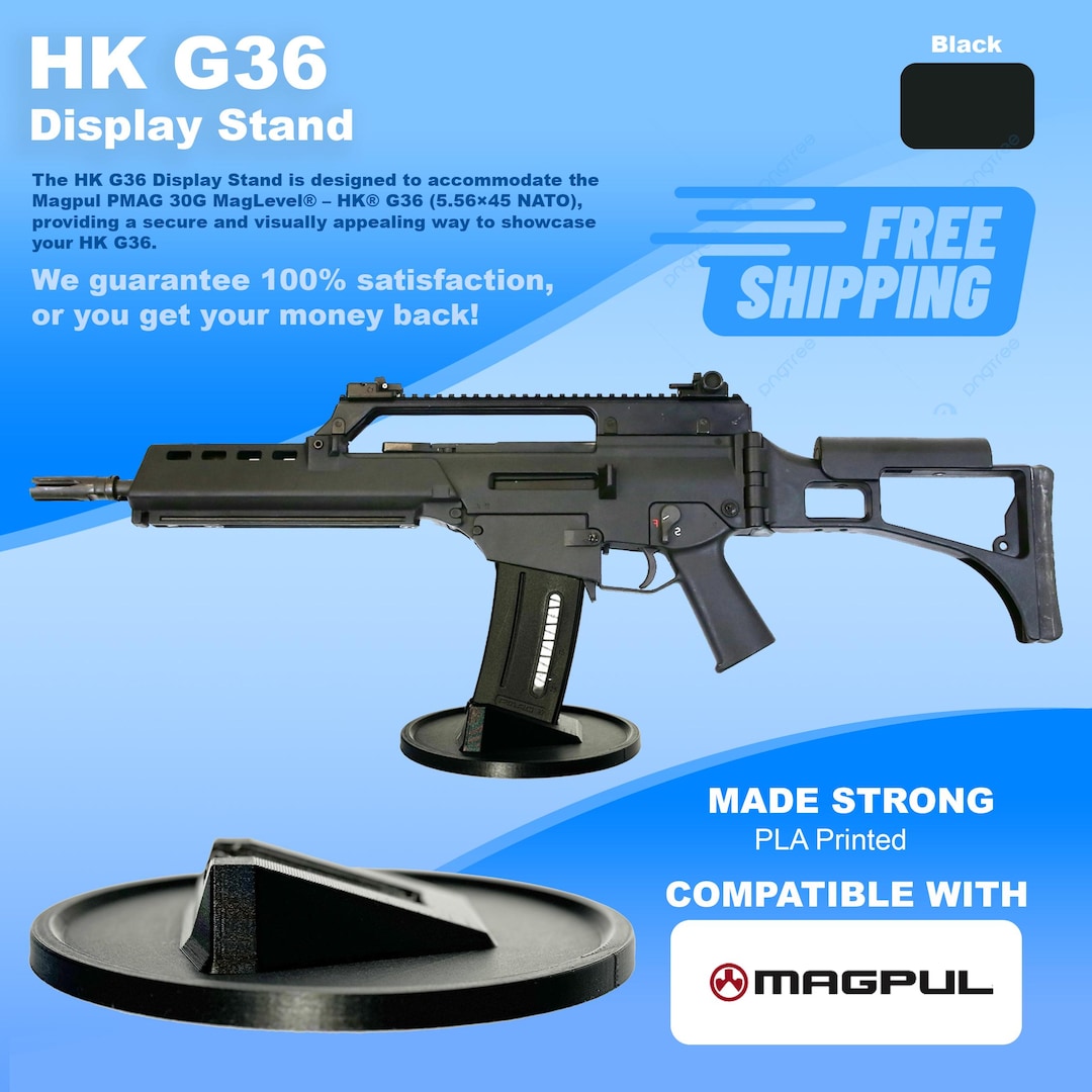 HK G36 Stand Display Magazine Holder. HK G36 Display Stand Uses the ...