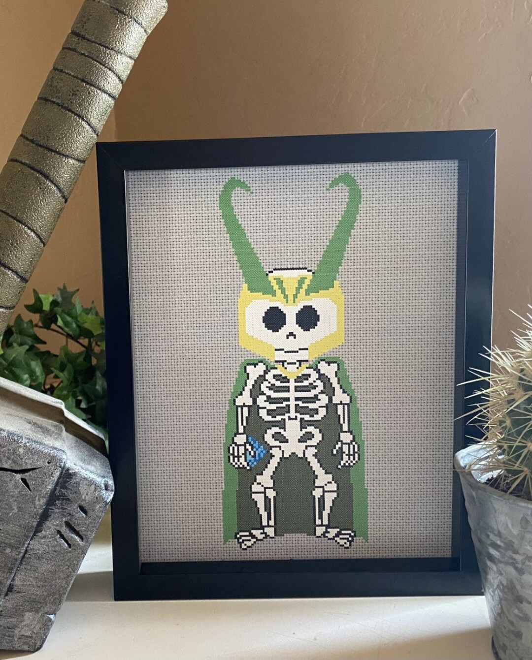 Loki Skeleton Cross Stitch Pattern - Etsy