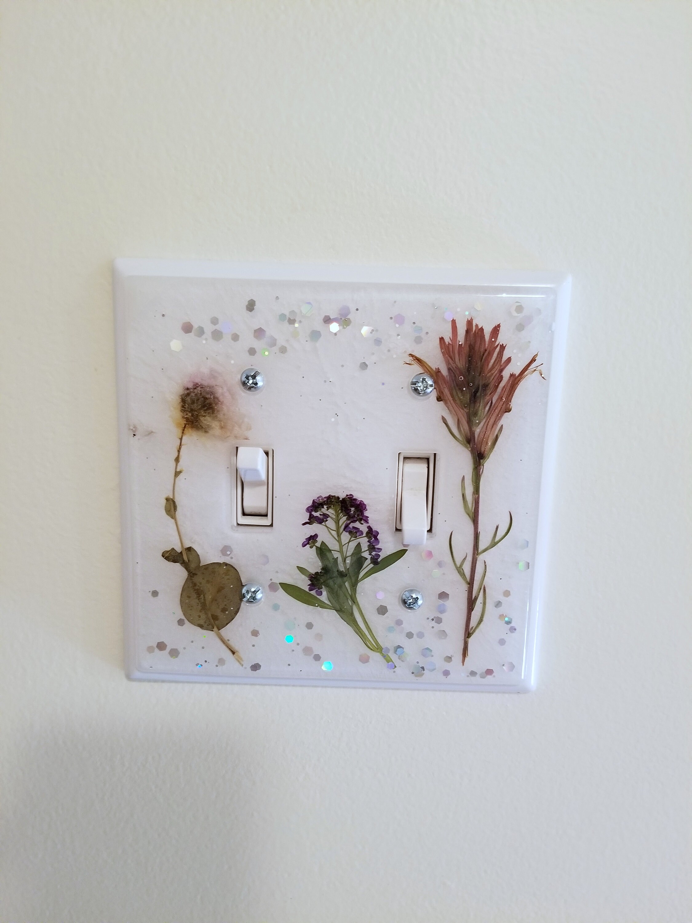 Custom Switch Plates, Flower Switch Plates, Wall Decor, Home Decor ...