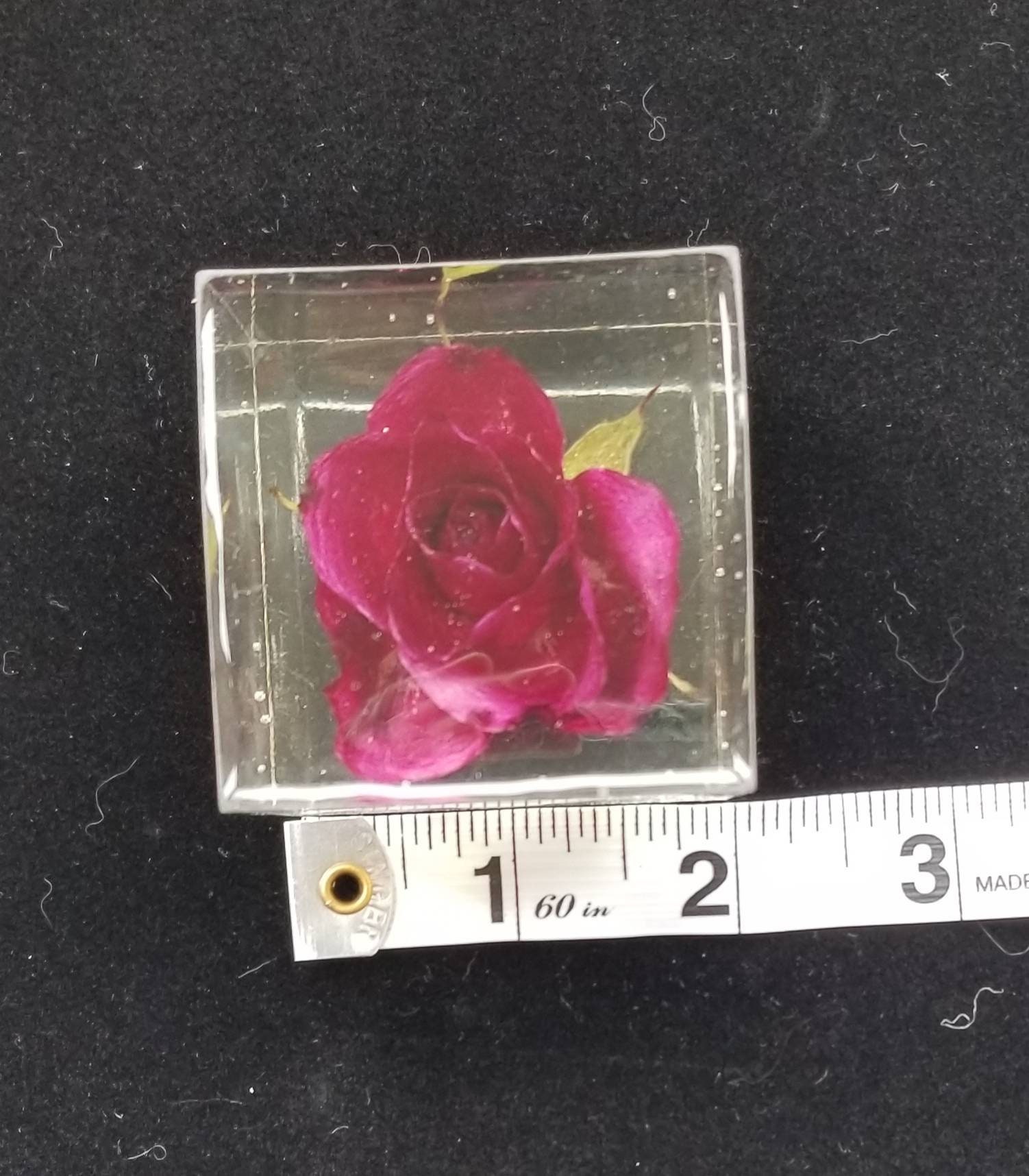 Real Rose Paperweight, Small Paperweight, Valentines Day Gift for Her ...