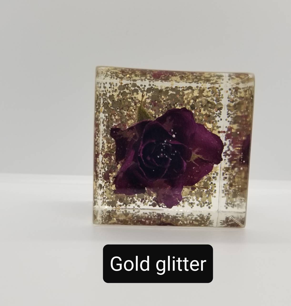 Real Rose Paperweight, Small Paperweight, Valentines Day Gift for Her ...