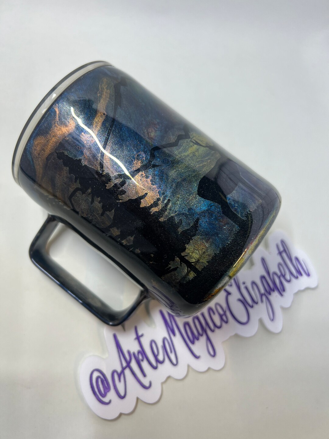 Deer Cup/coffee Cup/forest Tumbler 10oz Ready to Ship - Etsy