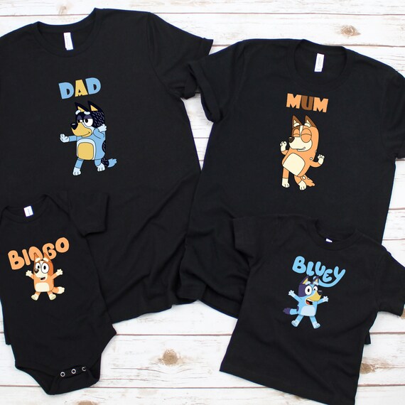Clothing Bluey Birthday Shirt Bluey Matching Shirts BLUEY Family Shirt ...