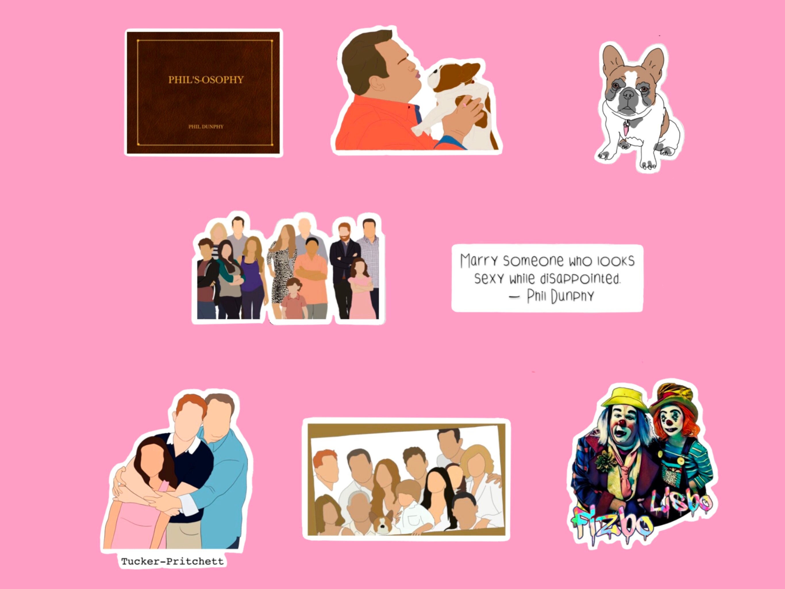 Modern Family Stickers - Etsy