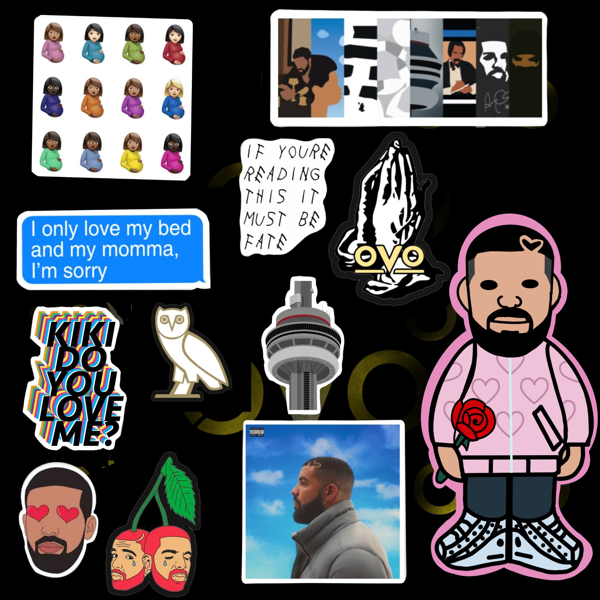 Hip-hop/rappers Stickers Pack - Etsy